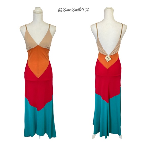 Haute Hippie | Dresses | Nwt Haute Hippie Beckley Boho Colorblock Low ...